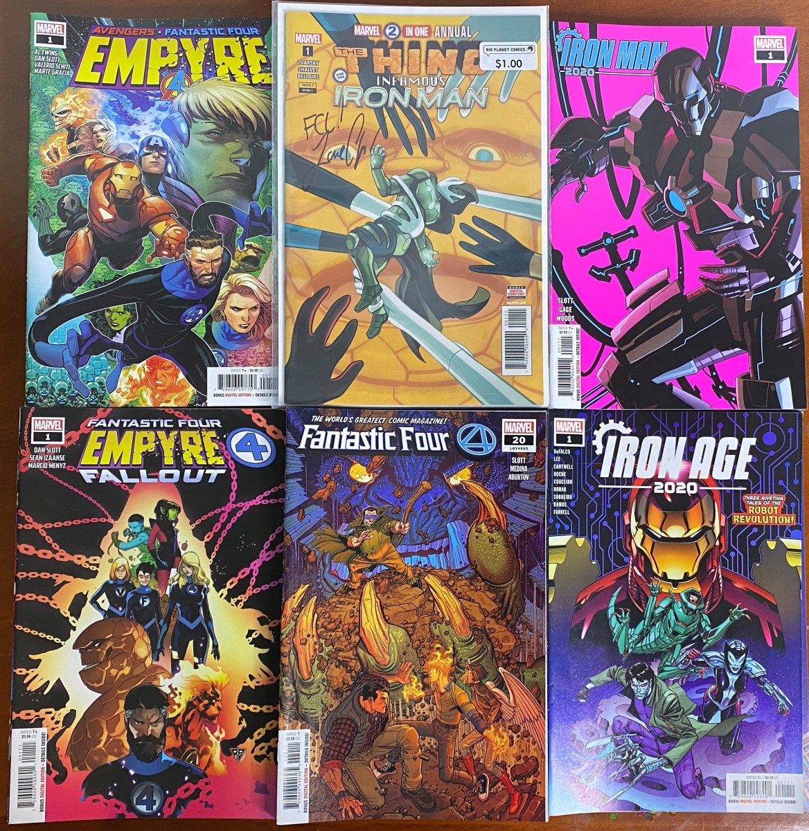 Overpowered Comics Giveaway – Slott’s Fantastic Empyre – Fantasy Comic ...
